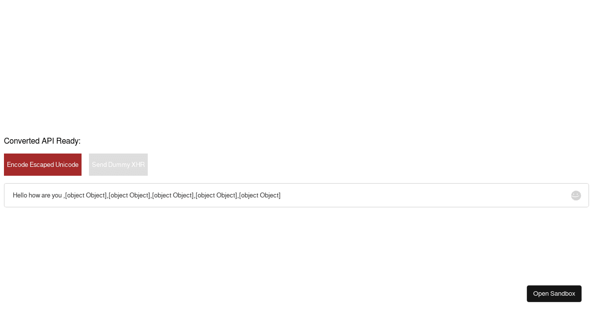 Unicode Emoji Parsing (forked) - Codesandbox