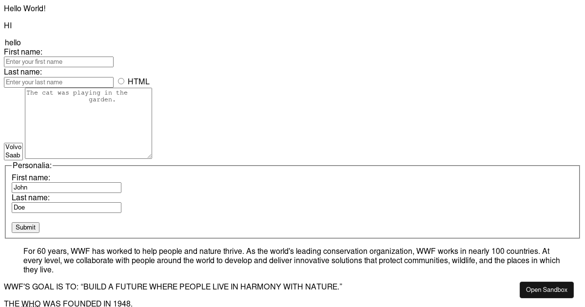 staging-framework-cjvr7p - Codesandbox