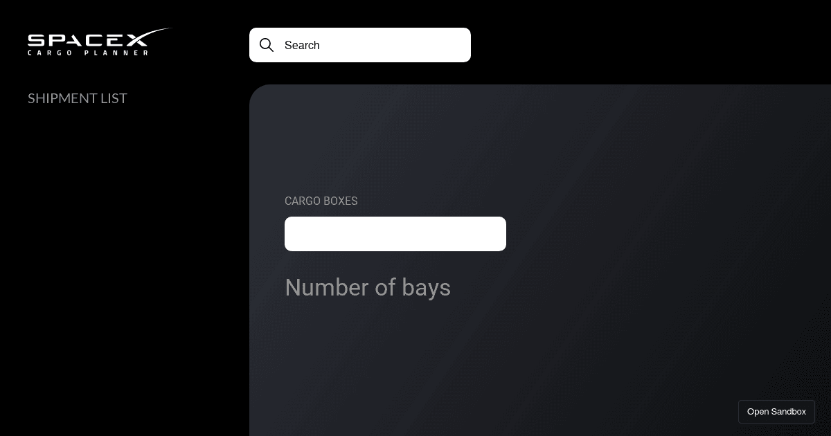 SpaceX without fetch - Codesandbox