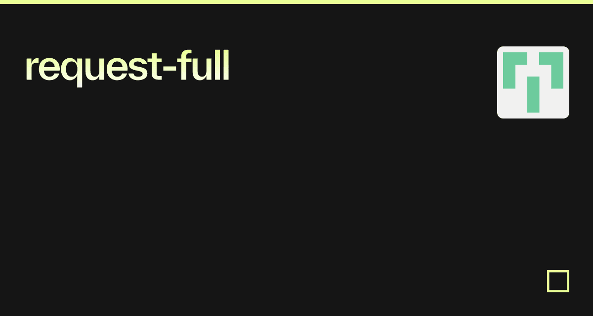 request-full - Codesandbox