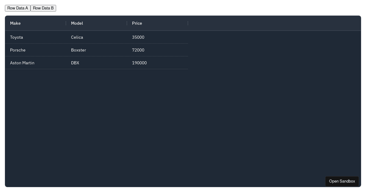 ag-grid-packages - Codesandbox