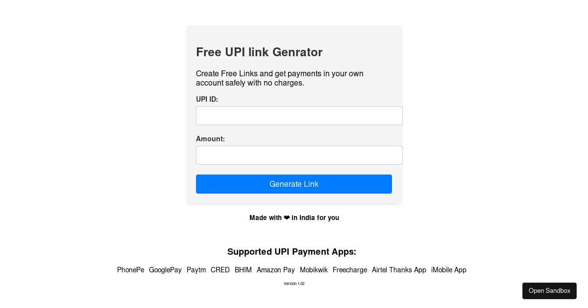 upi-link-genrator - Codesandbox