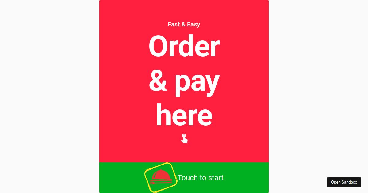 self-order-kiosk - Codesandbox