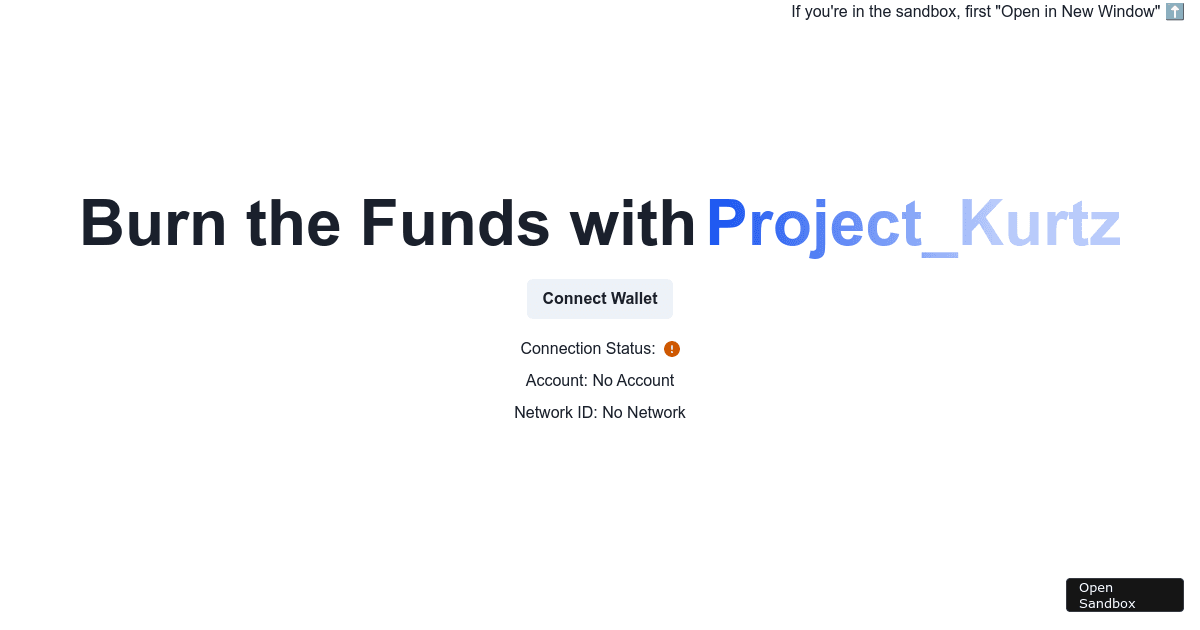 Project_Kurtz (forked) - Codesandbox