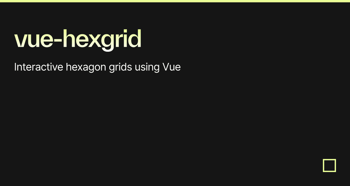 Vue Hexgrid Codesandbox