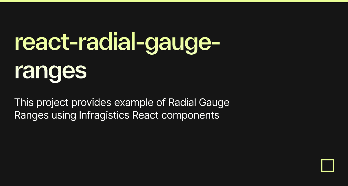 react-radial-gauge-ranges - Codesandbox