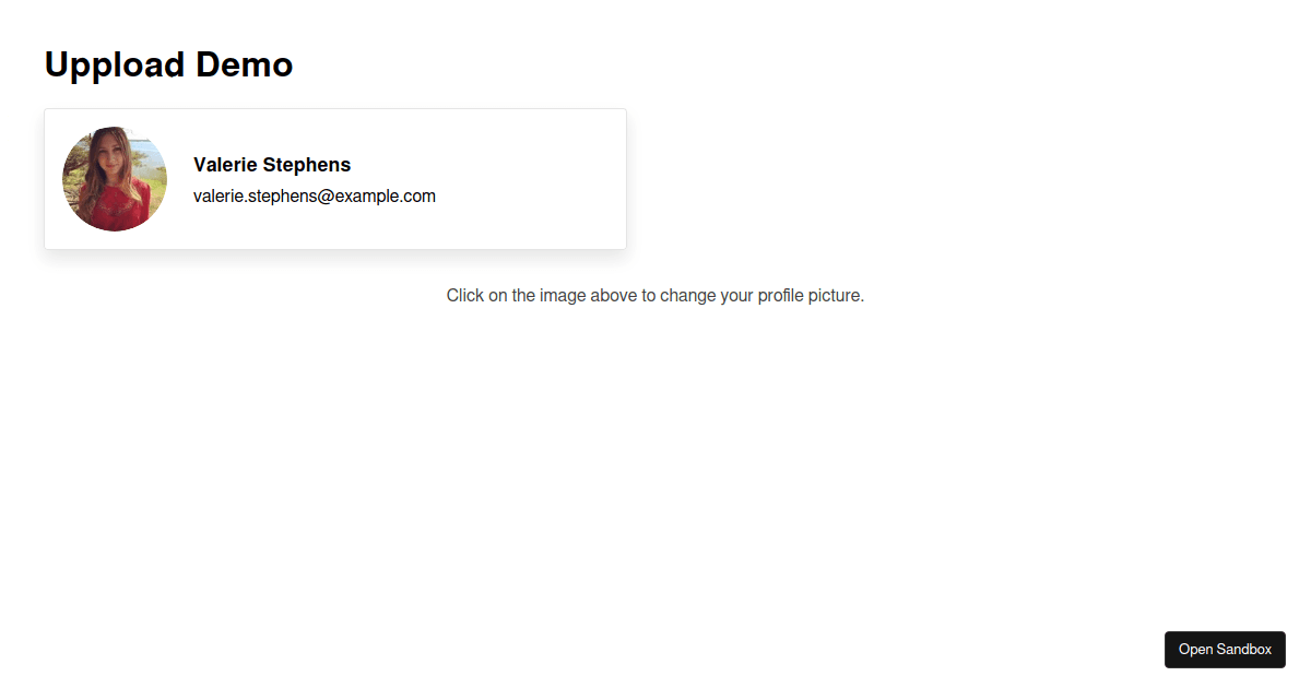 uppload - Codesandbox