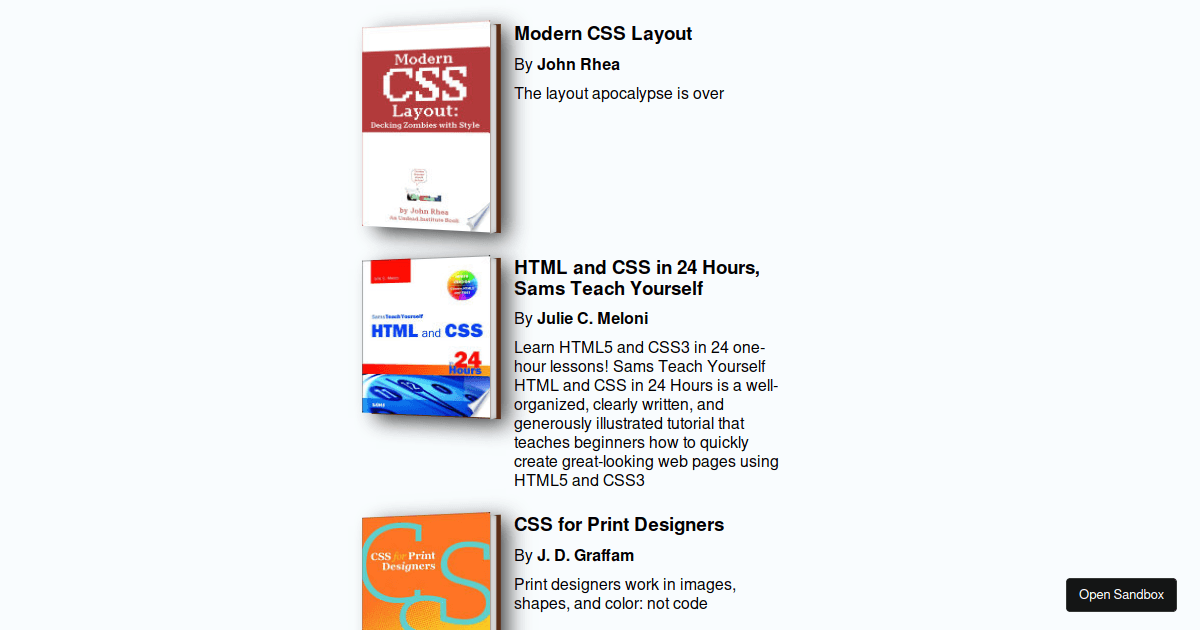 Vue - Fetch Books From Google - Codesandbox
