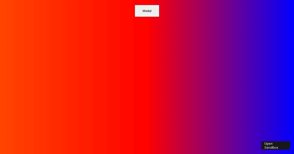 Modal React Transition Group Reactdomcreateportal Codesandbox