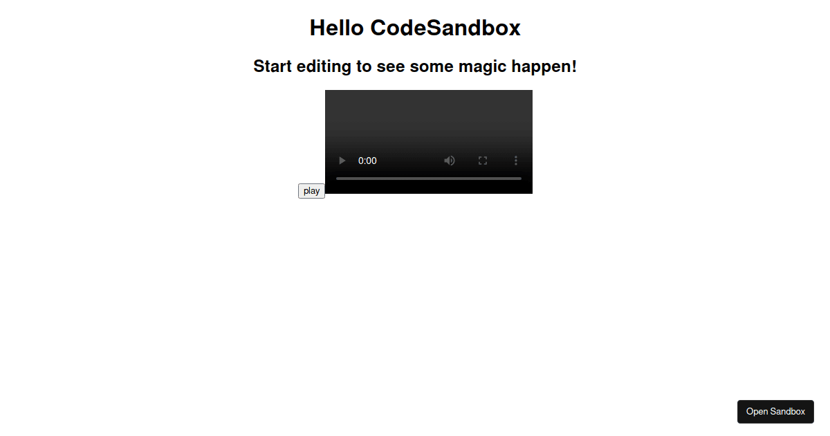 hls-sample - Codesandbox