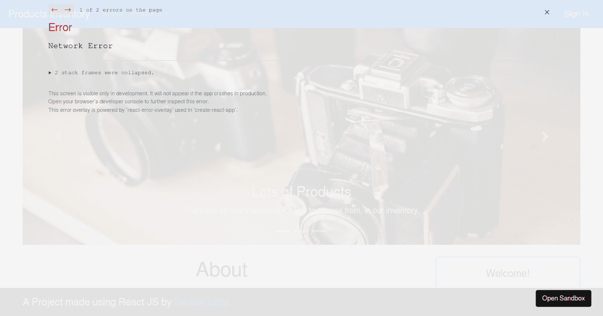 products-inventory - Codesandbox