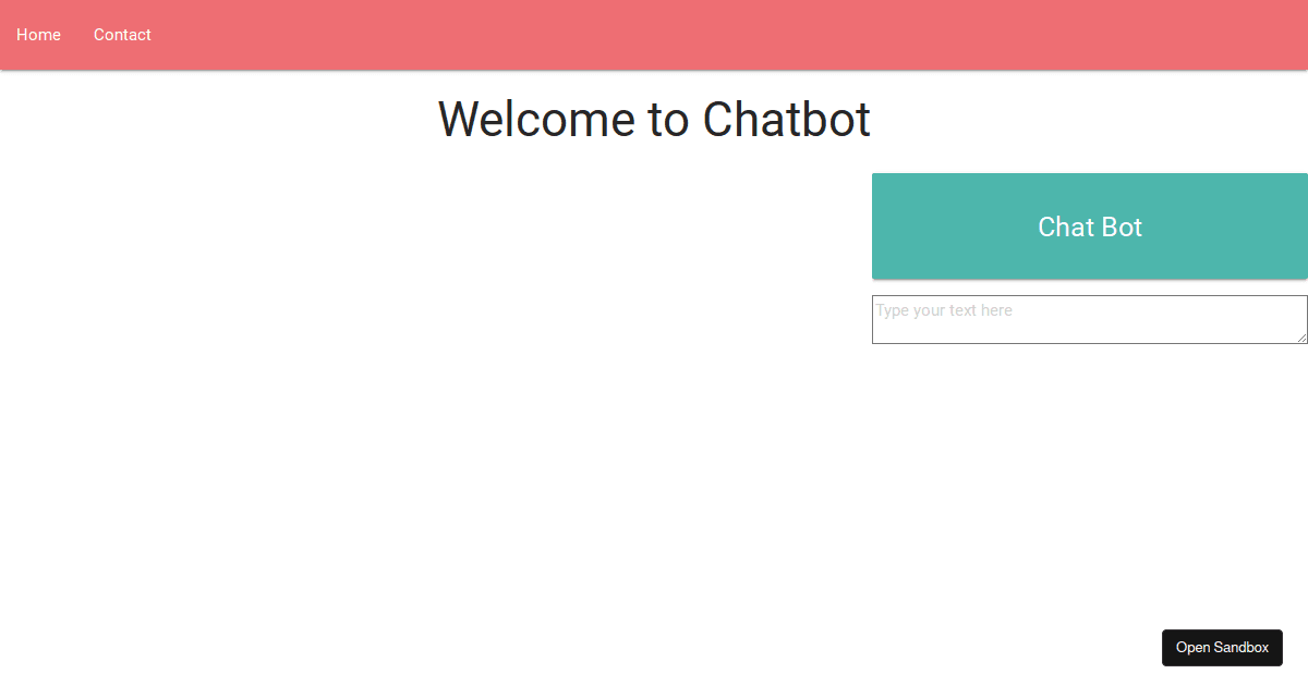 React Router Codesandbox