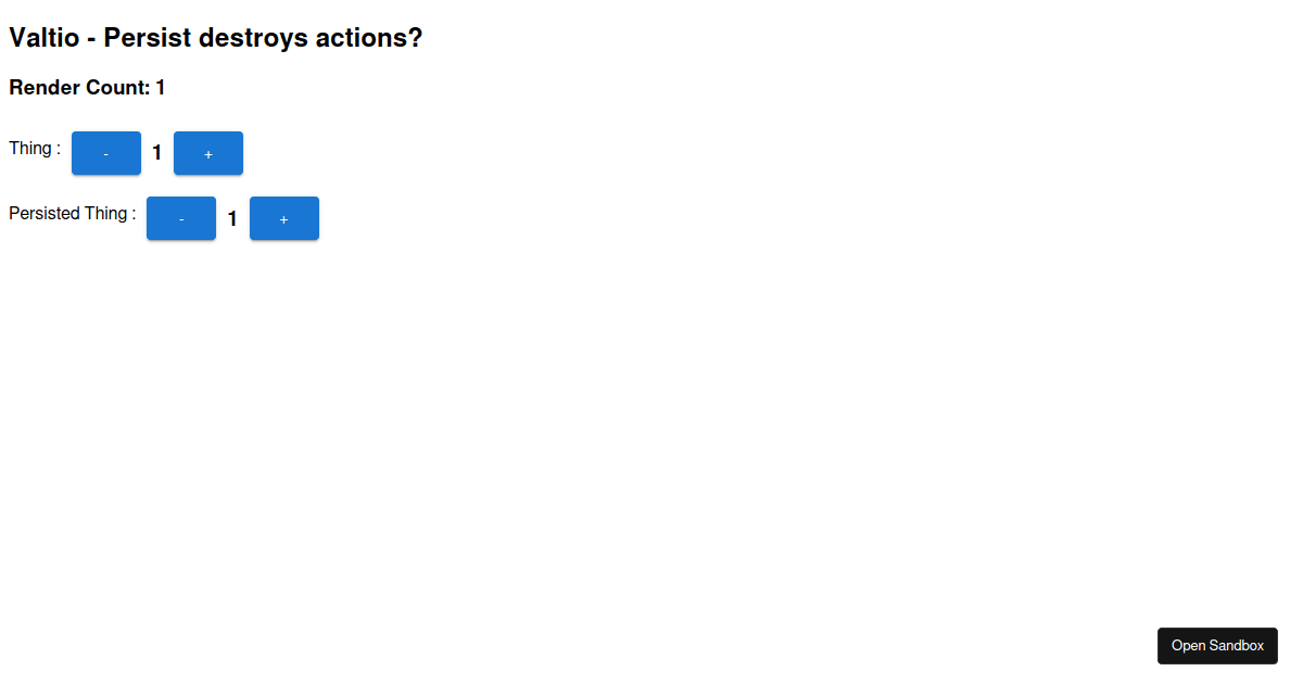 valtio-persist destroys actions - Codesandbox