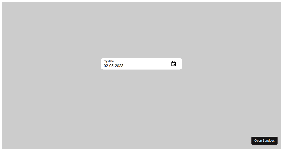 Custom KeyboardDateTimePicker - Codesandbox