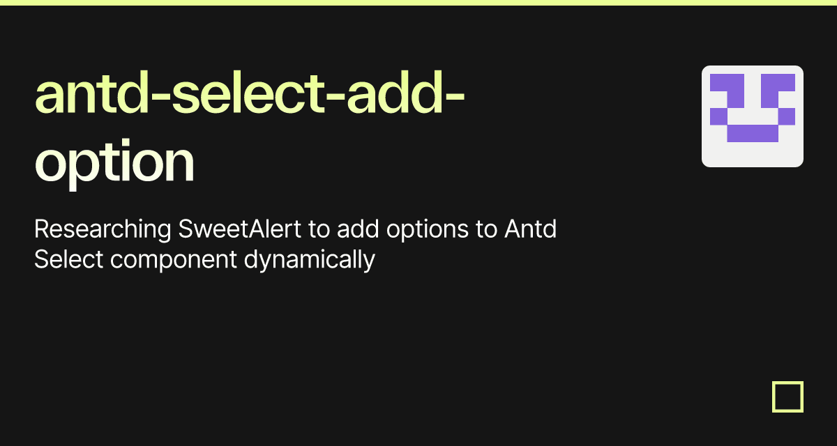 antd-select-add-option - Codesandbox antd-select-add-option - Codesandbox