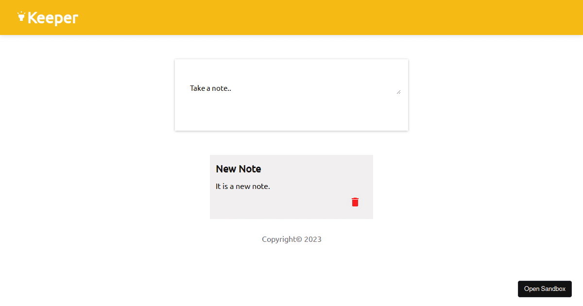 AbhishekKumar2233/Keeper-App - Codesandbox