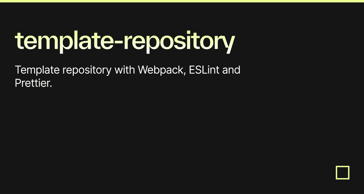 template-repository - Codesandbox
