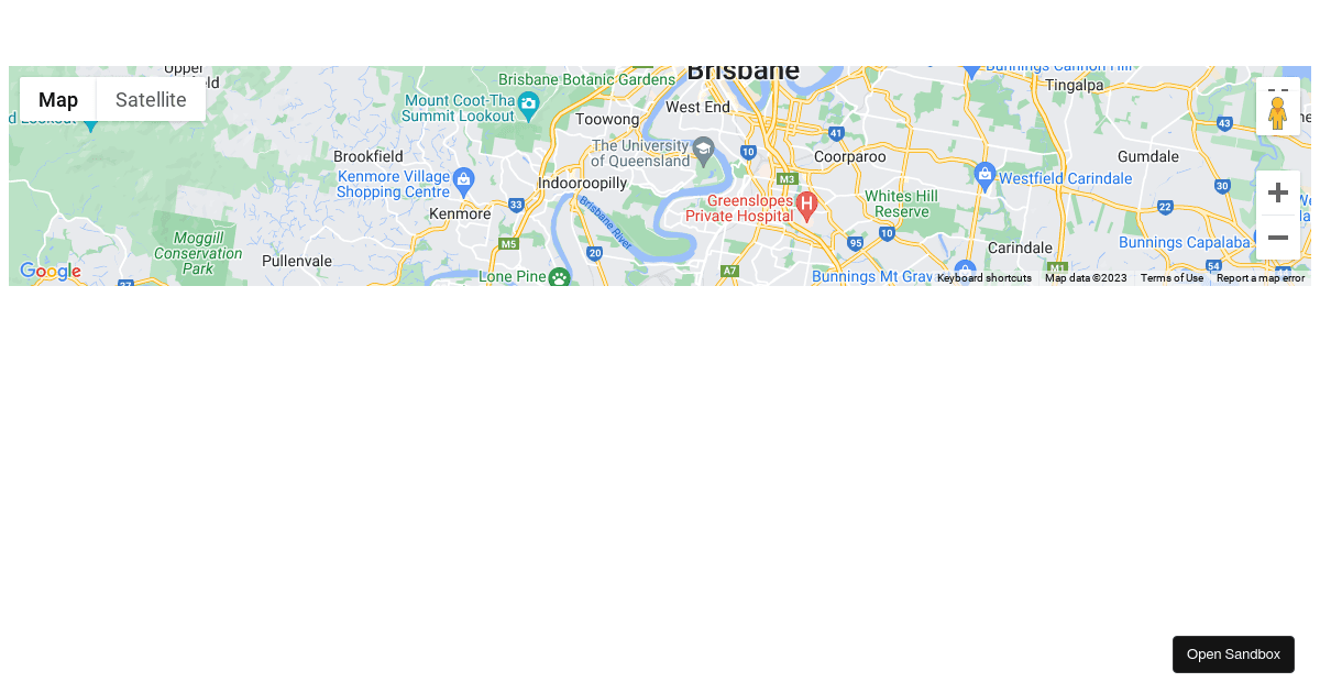 x5-gmaps in x5-modal (forked) - Codesandbox