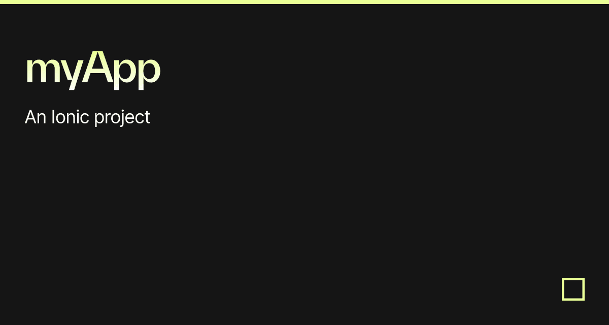 myApp - Codesandbox