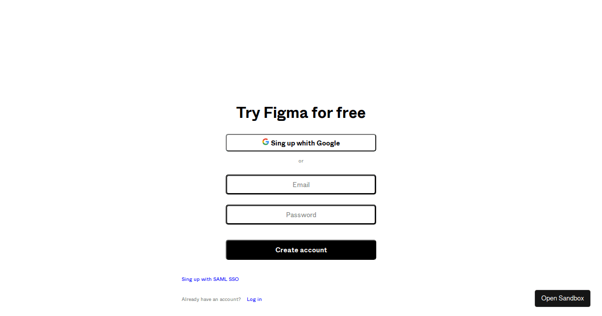 login-figma - Codesandbox