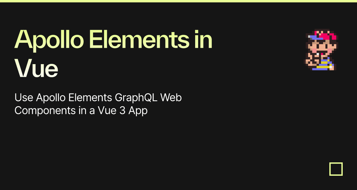Apollo Elements in Vue - Codesandbox