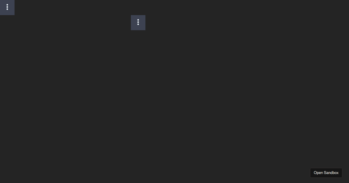 DropDownMenu - Codesandbox
