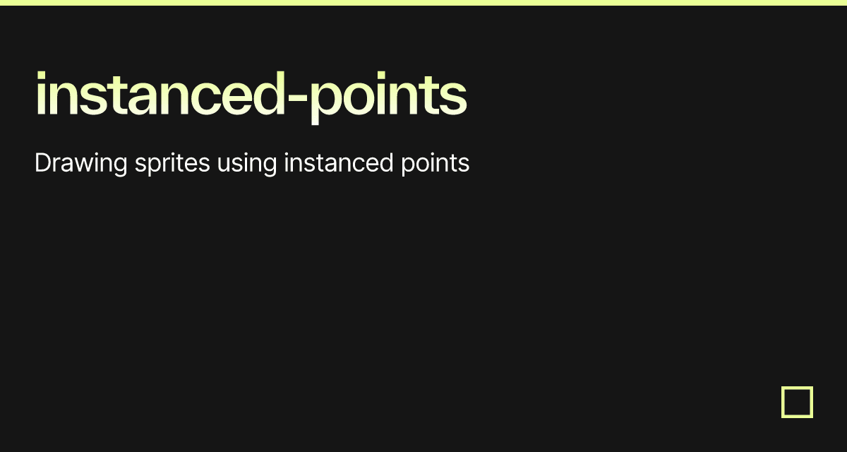 instanced-points - Codesandbox