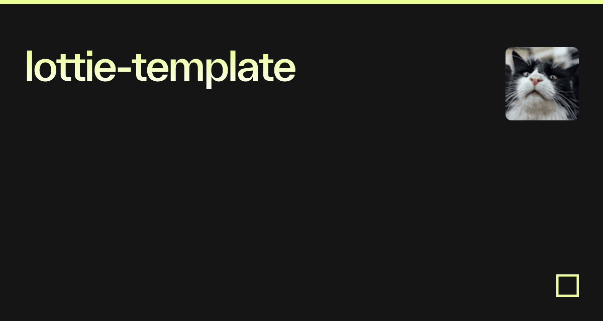 lottie-template - Codesandbox