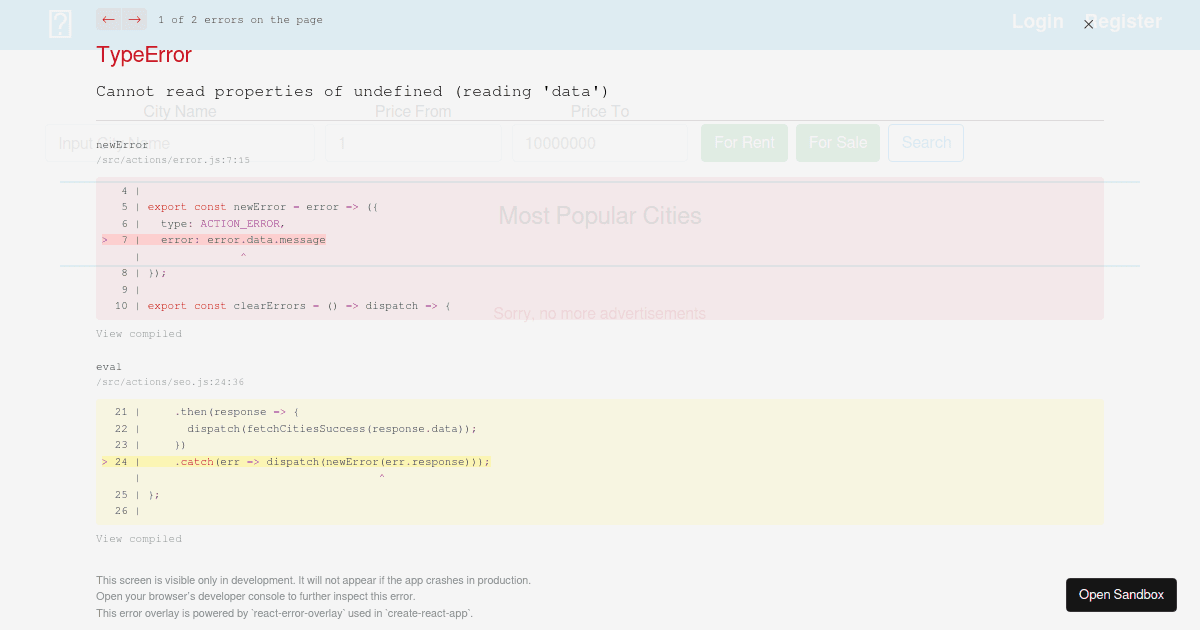 jkarelins/real-estate-site - Codesandbox