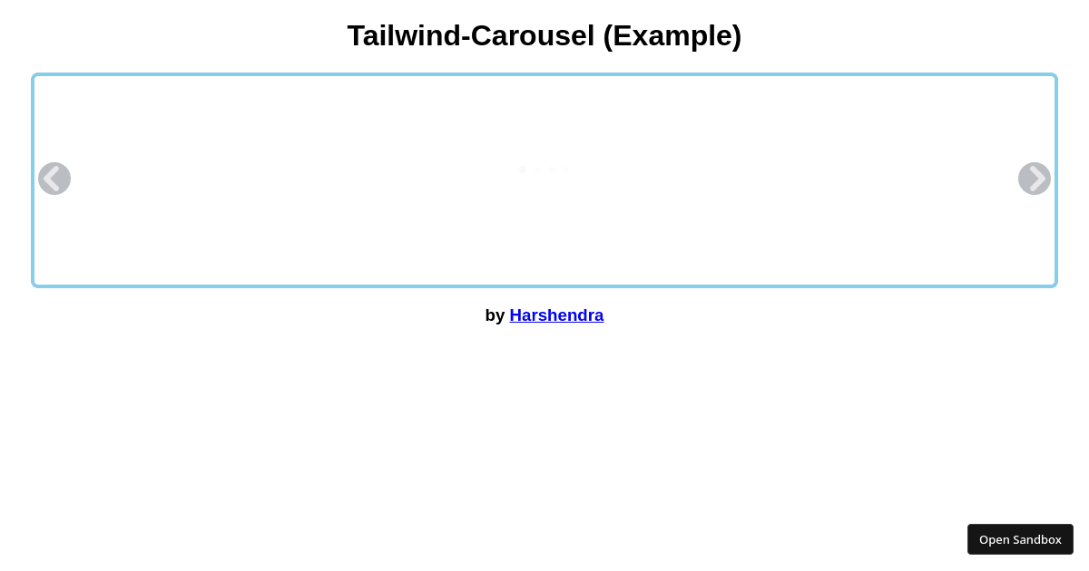 tailwind-carousel (forked) - Codesandbox