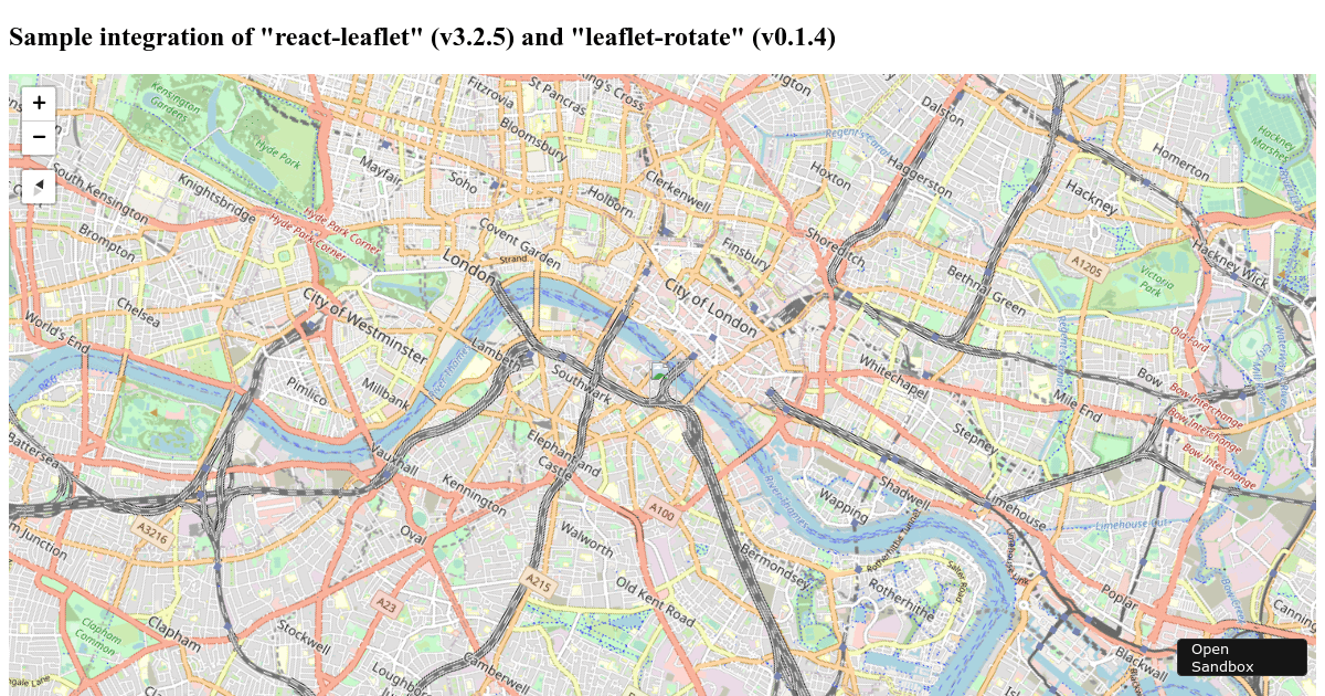 React Leaflet Forked Codesandbox 9993