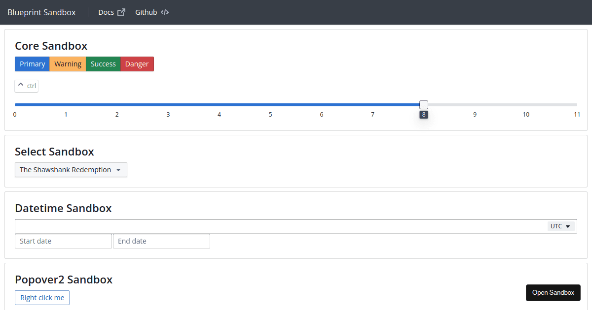 Blueprint Sandbox (forked) - Codesandbox
