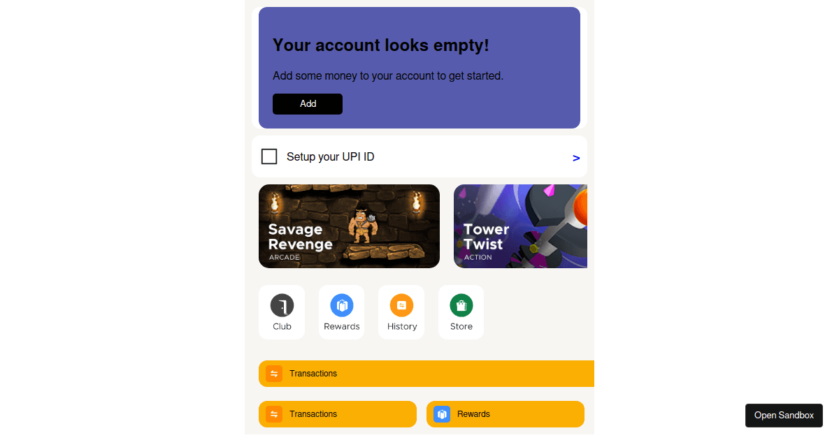 fampay-frontend-assignment - Codesandbox