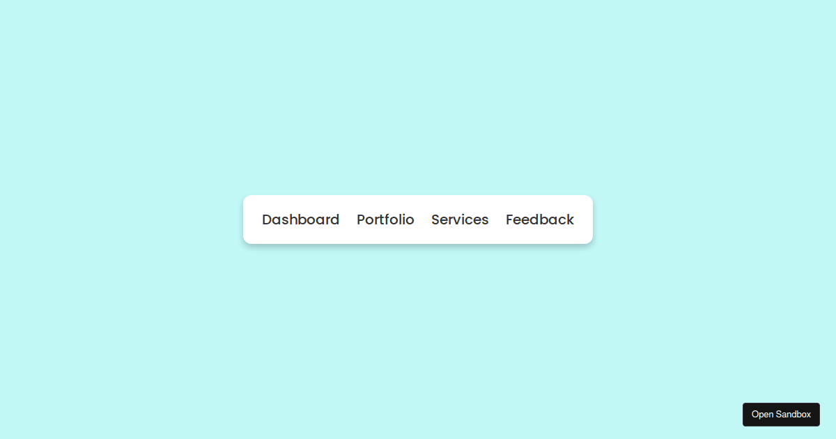 Navigation Menu Hover Animation - Codesandbox Navigation Menu Hover Animation - Codesandbox