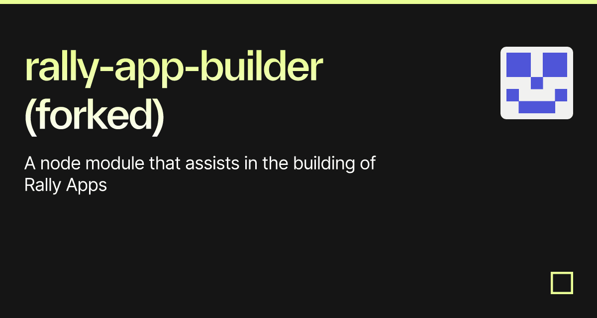 rally-app-builder (forked) - Codesandbox