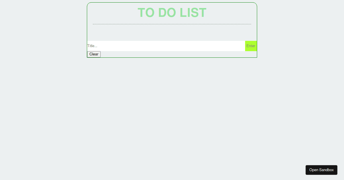 todo-local-storage - Codesandbox todo-local-storage - Codesandbox