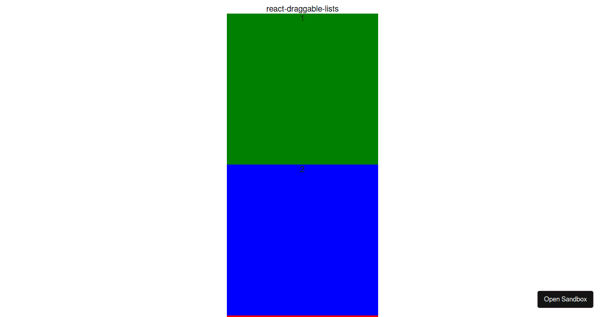 react-draggable-lists - Codesandbox