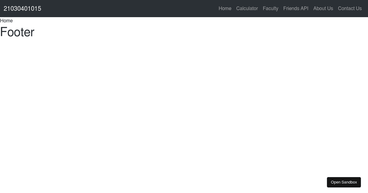 Router (forked) - Codesandbox