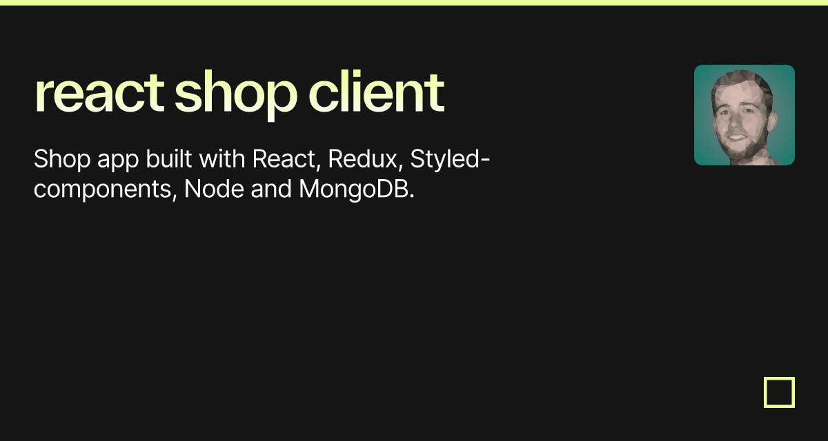 react shop client - Codesandbox