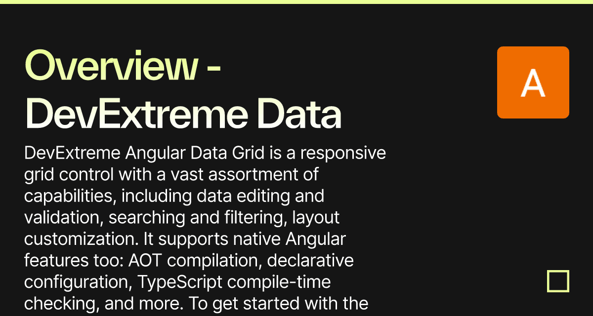 Overview - DevExtreme Data Grid (forked) - Codesandbox