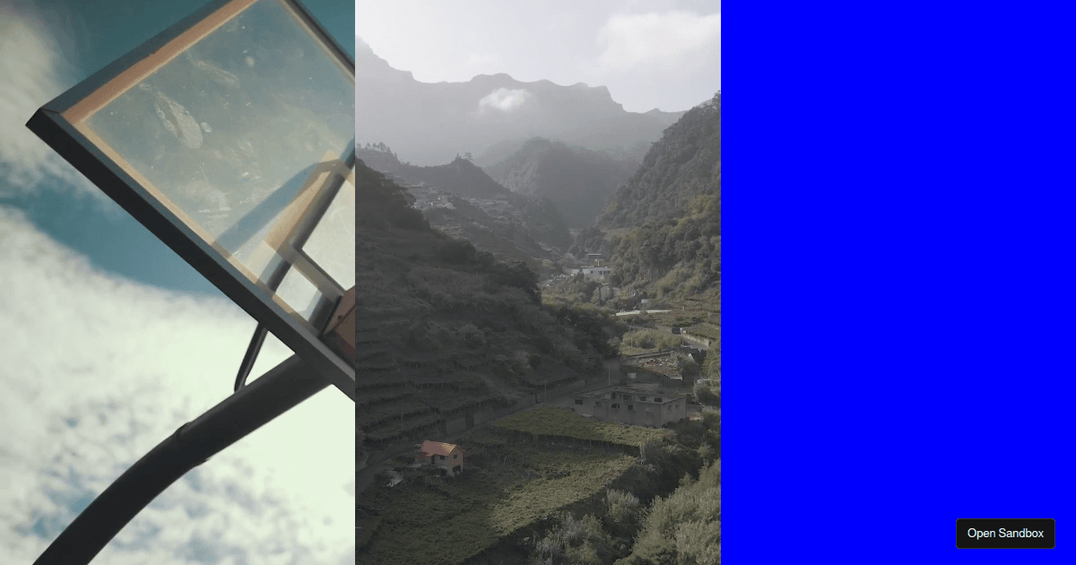 Css Clip Path Video Slider Codesandbox