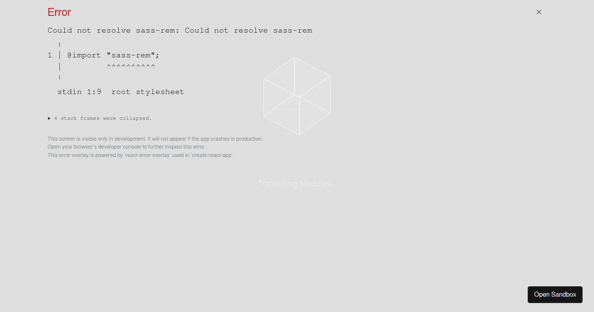 React Typscript App Codesandbox