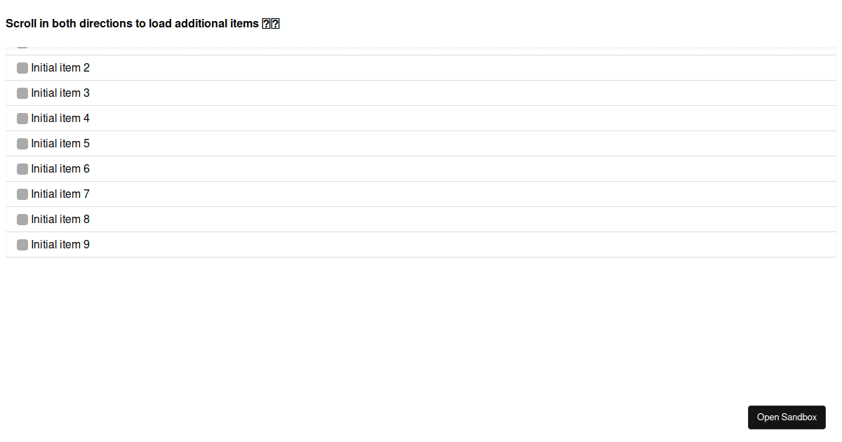 bx-stable-infinite-scroll - Codesandbox bx-stable-infinite-scroll - Codesandbox