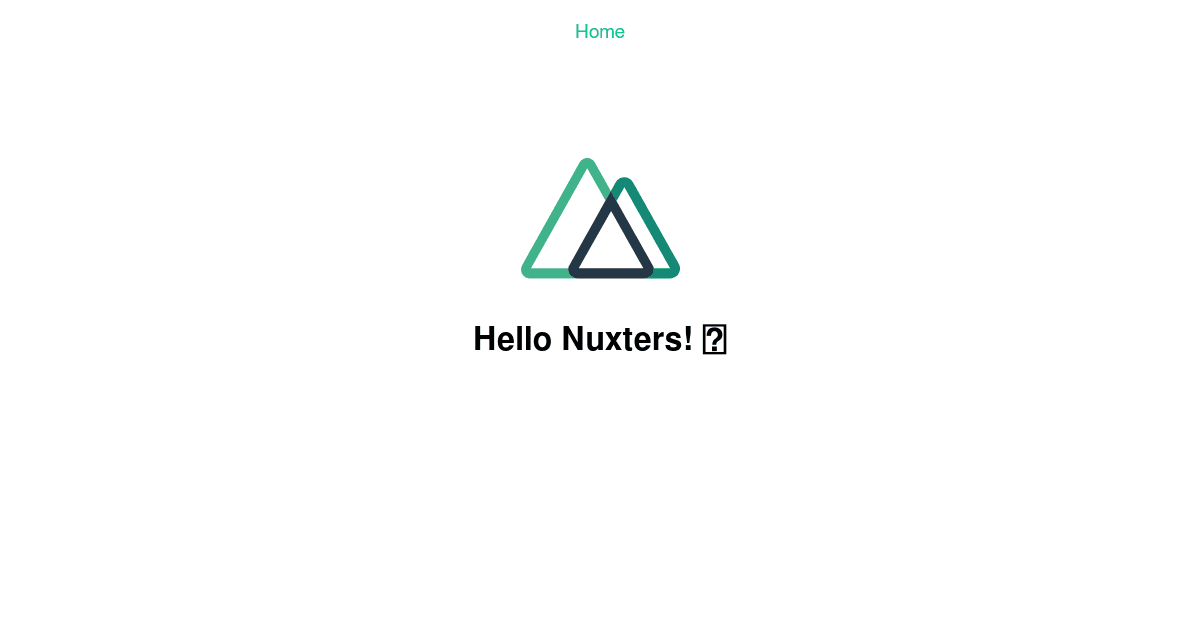 My Nuxt Project Codesandbox