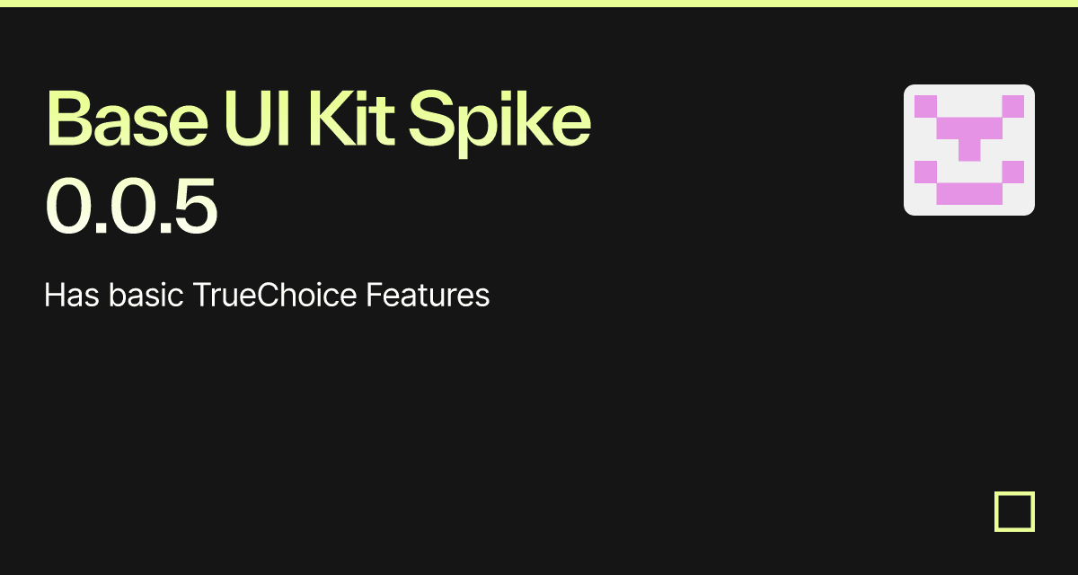 Base UI Kit Spike 0.0.5 - Codesandbox