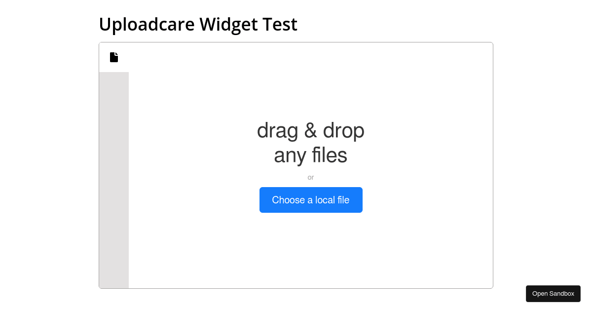 Panel + metadataCallback - Codesandbox