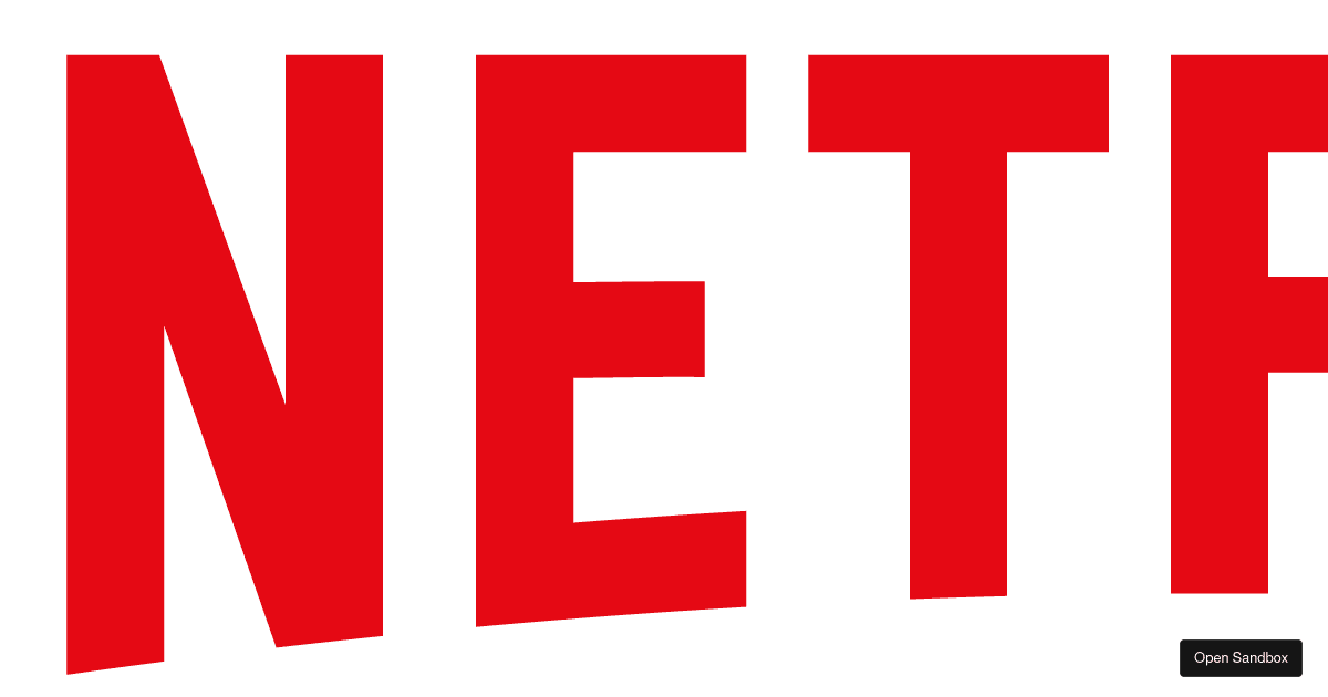 Netflix Codesandbox
