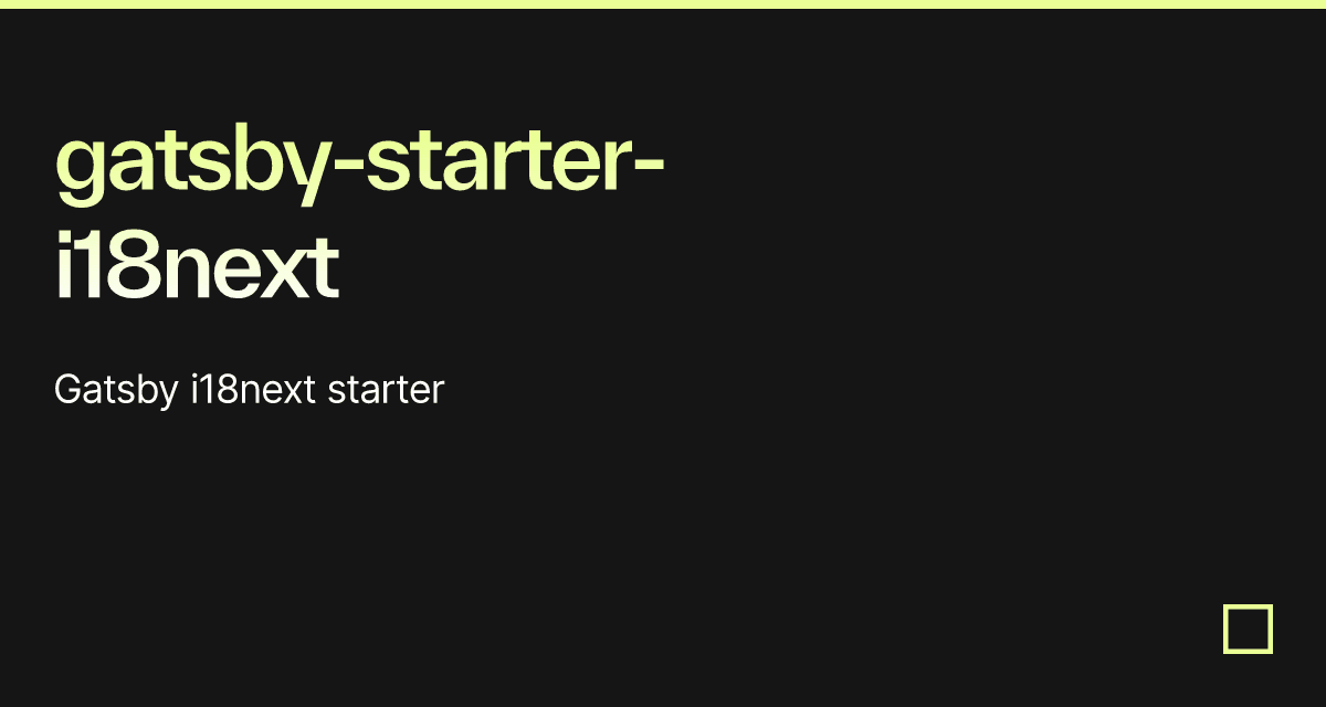 gatsby-starter-i18next - Codesandbox