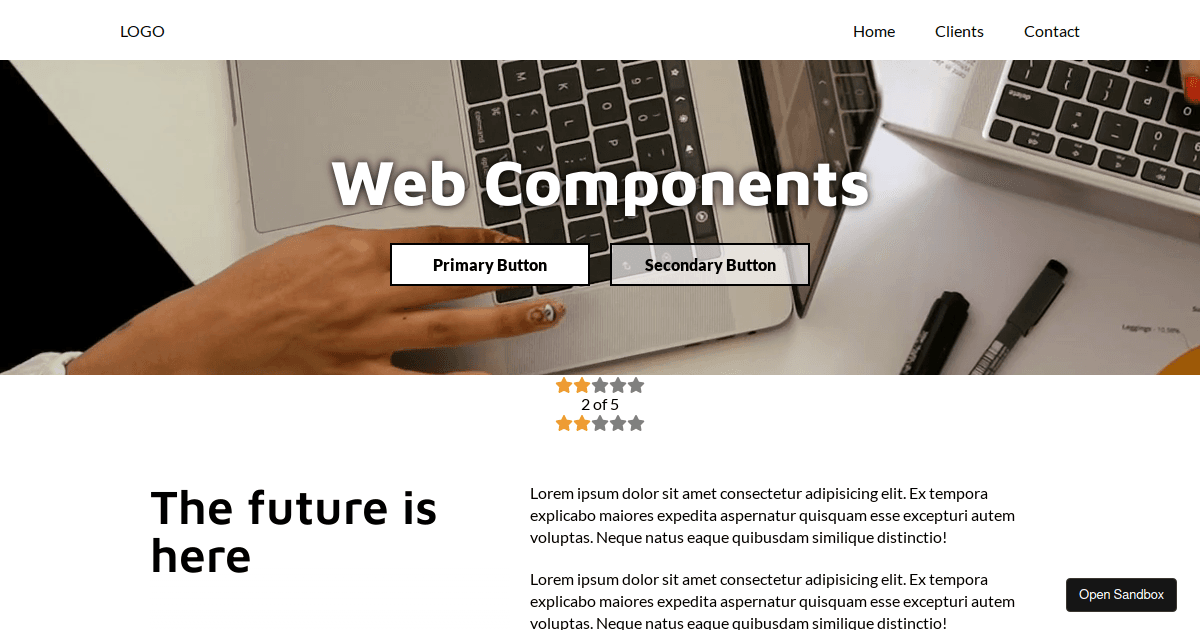 React-components - Codesandbox