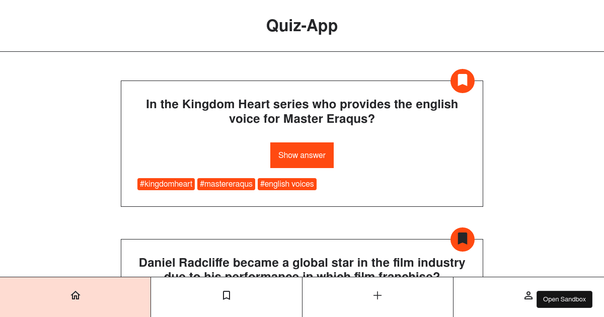 example-quiz-app - Codesandbox
